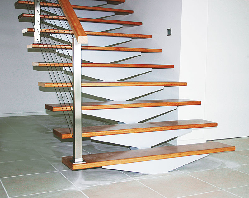 Ideal Stairs and Handrails - Steel Stringer Stairs